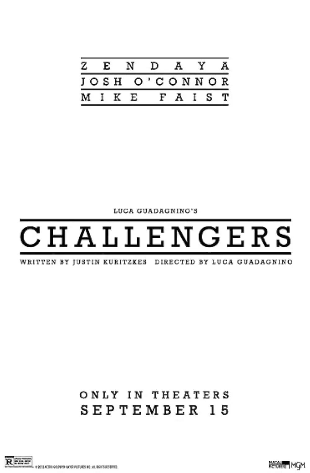 Challengers Movie 2024 Cast Release Date Story Budget Collection Challengers Movie 2024 Cast Release Date Story Budget Collection