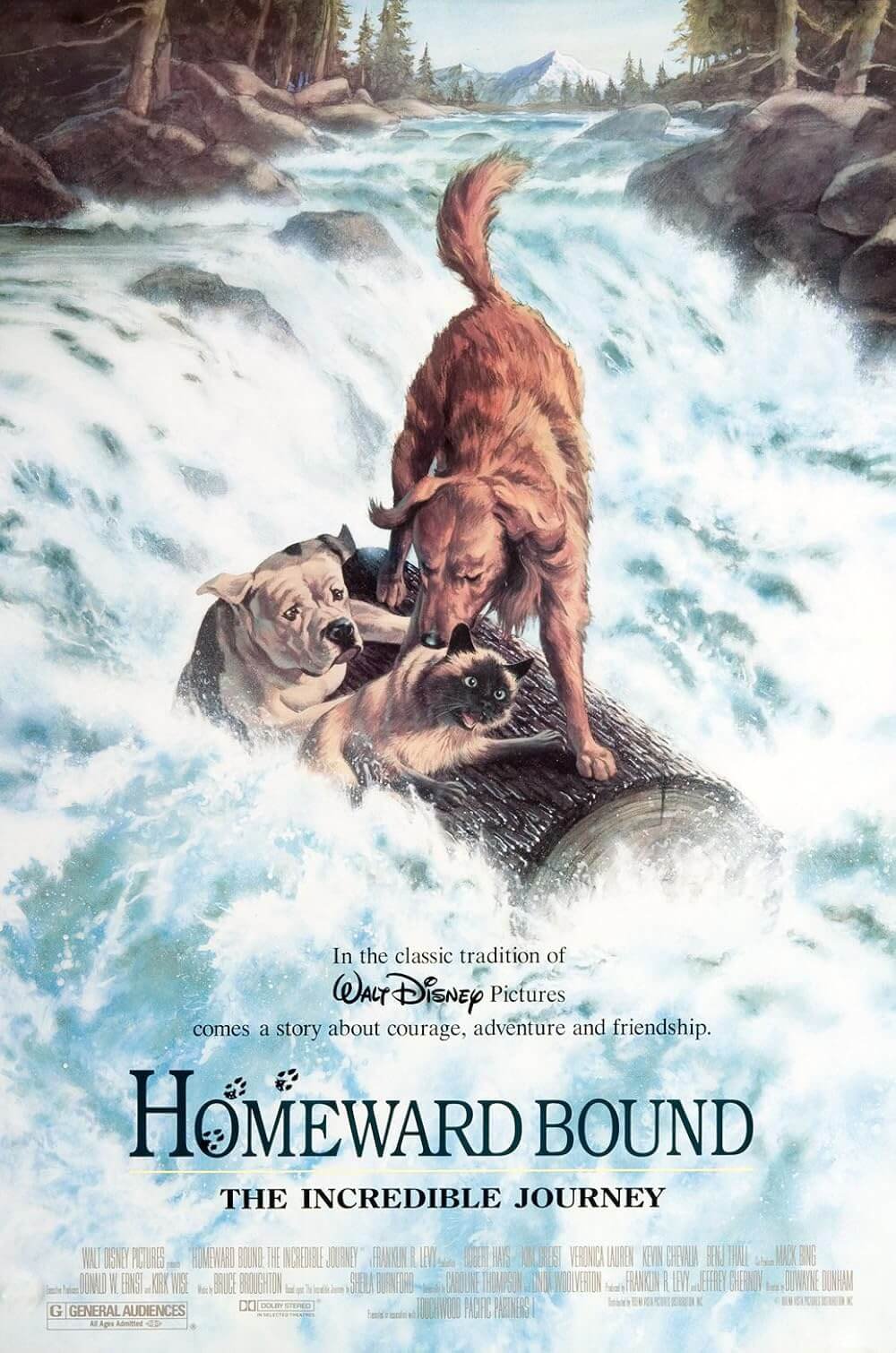 Homeward Bound: The Incredible Journey Movie (1993) - Release Date ...